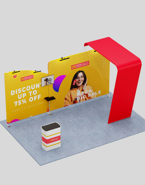 Tradeshow Display Pros’ Choice – 20ft Arch Booth Kit – Megaprintery